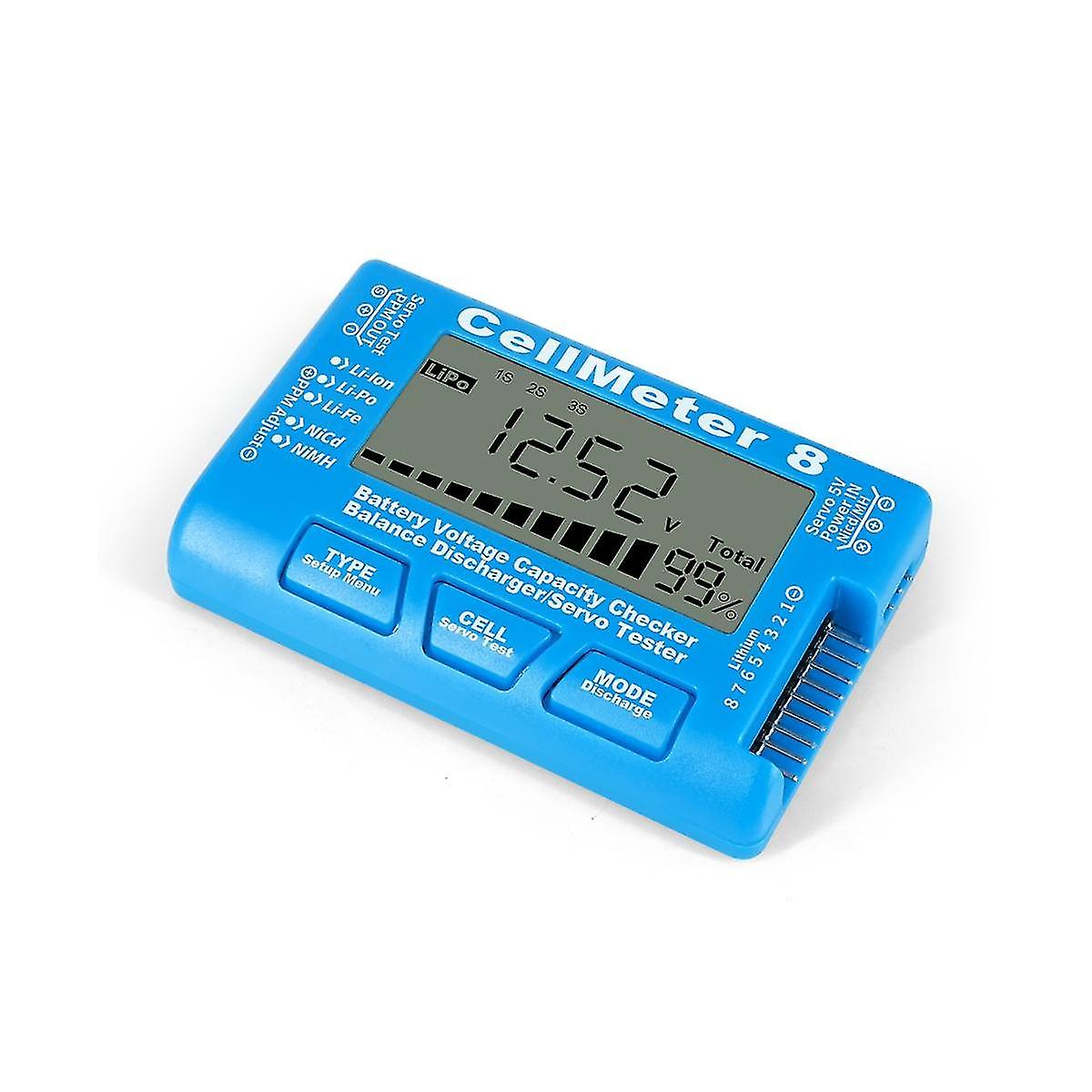 Rc Cellmeter 8 Digital Battery Capacity Checker Controller Tester ...