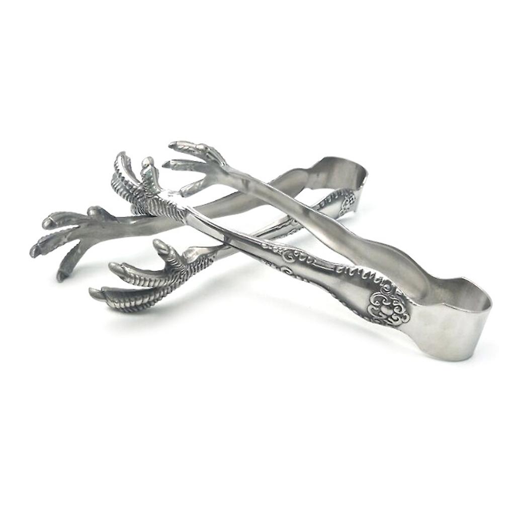 Claw Shape Sugar Tong Stainless Steel Ice Tongs for Teas Coffee Bar ...