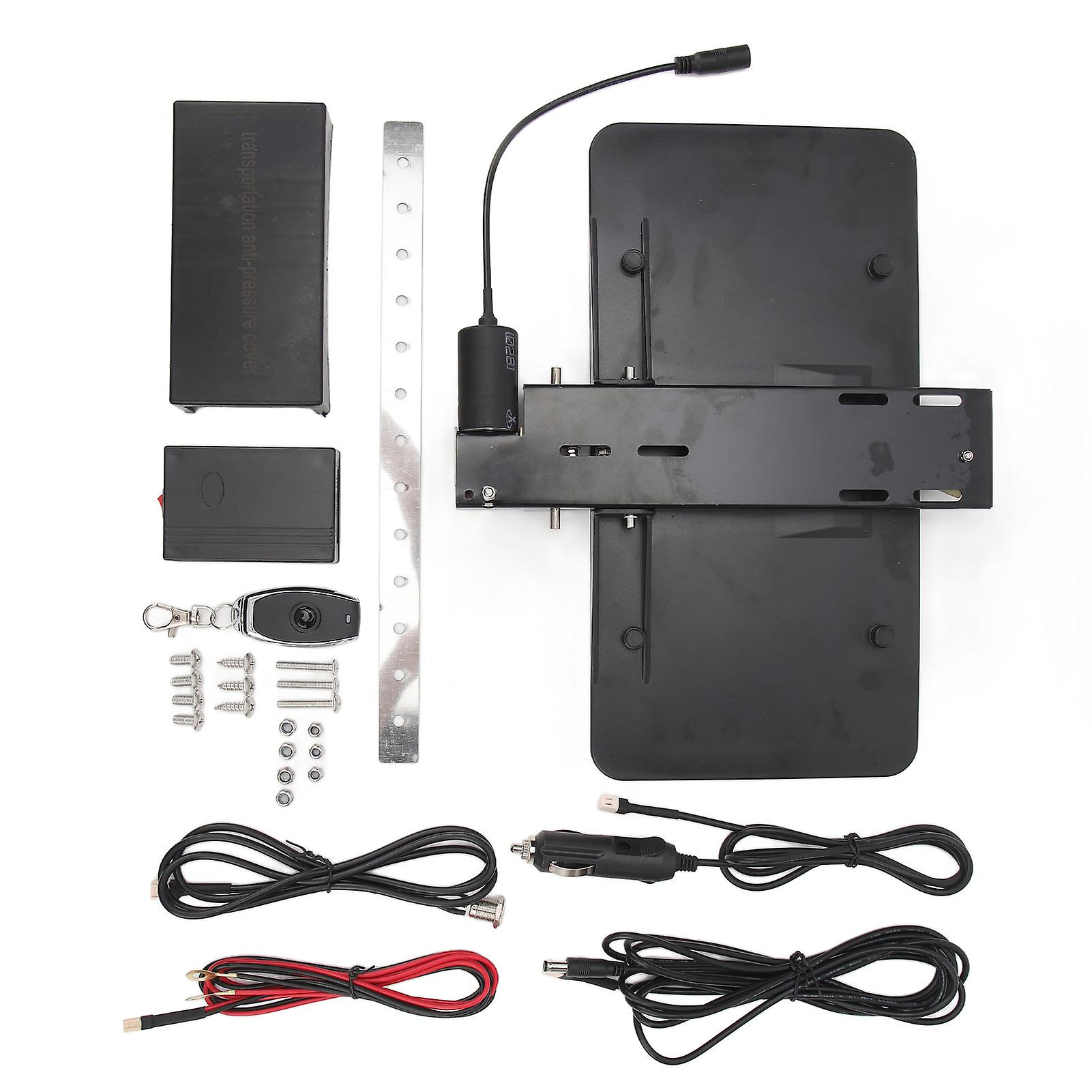 Flip Up License Plate Holder Adjustable Remote Control License Plate ...