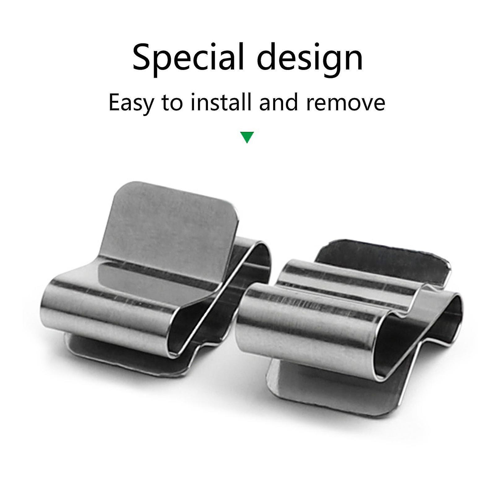 50 Pcs Solar Panel Wire Clip Stainless Steel Cable Clips Pv Wire ...