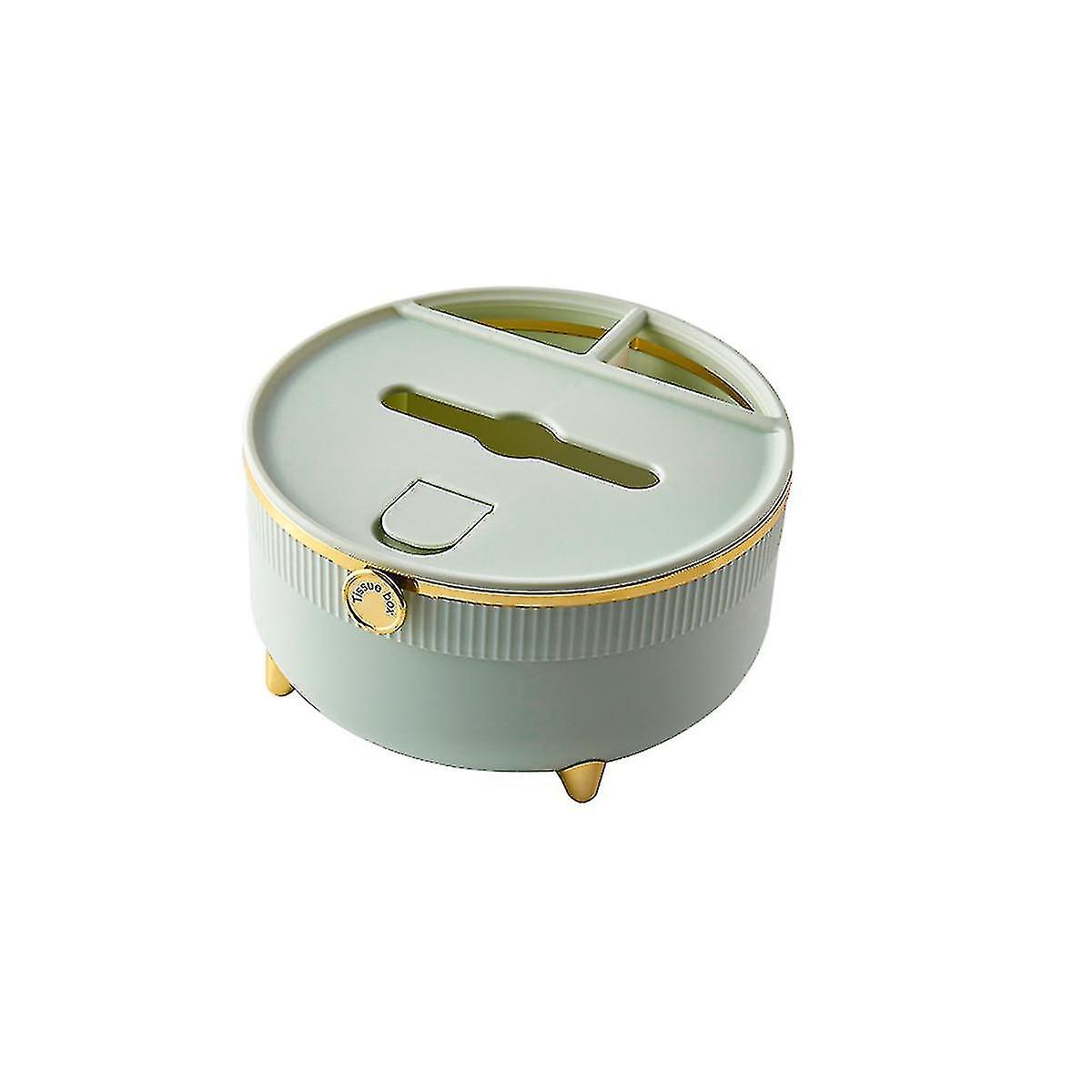 Multifunctional Tissue Box Household Living Room Mask Sundries Desktop Dividing Storage Box Dust ...