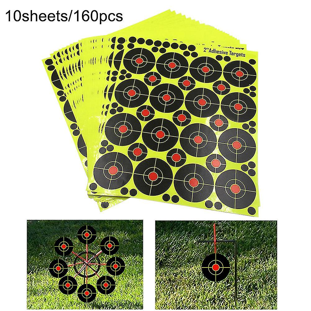 2-inch Splatter Changing Shooting Target Sticker,16 Targets on 1 Sheet ...