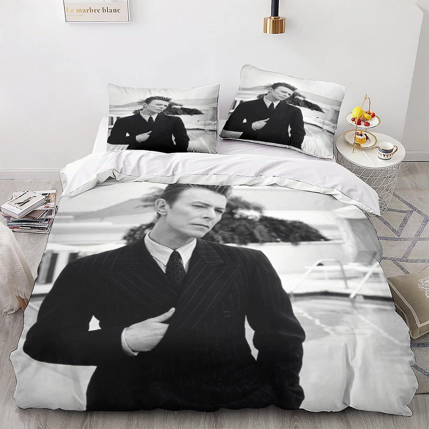 David Bowie Duvet Cover Singer Bedding Set Comforter Cover Rock 'n ...