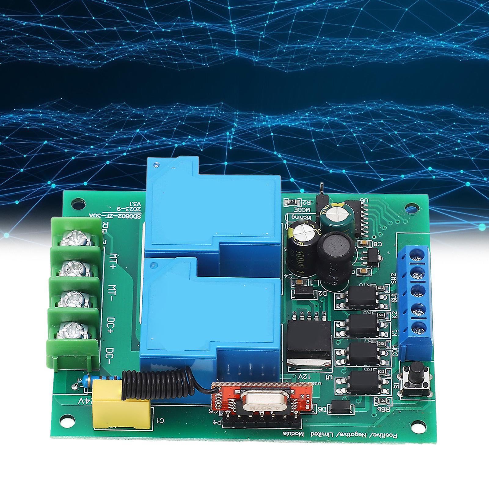 DC Motor Control Module Forward and Reverse Remote Motor Control Board ...
