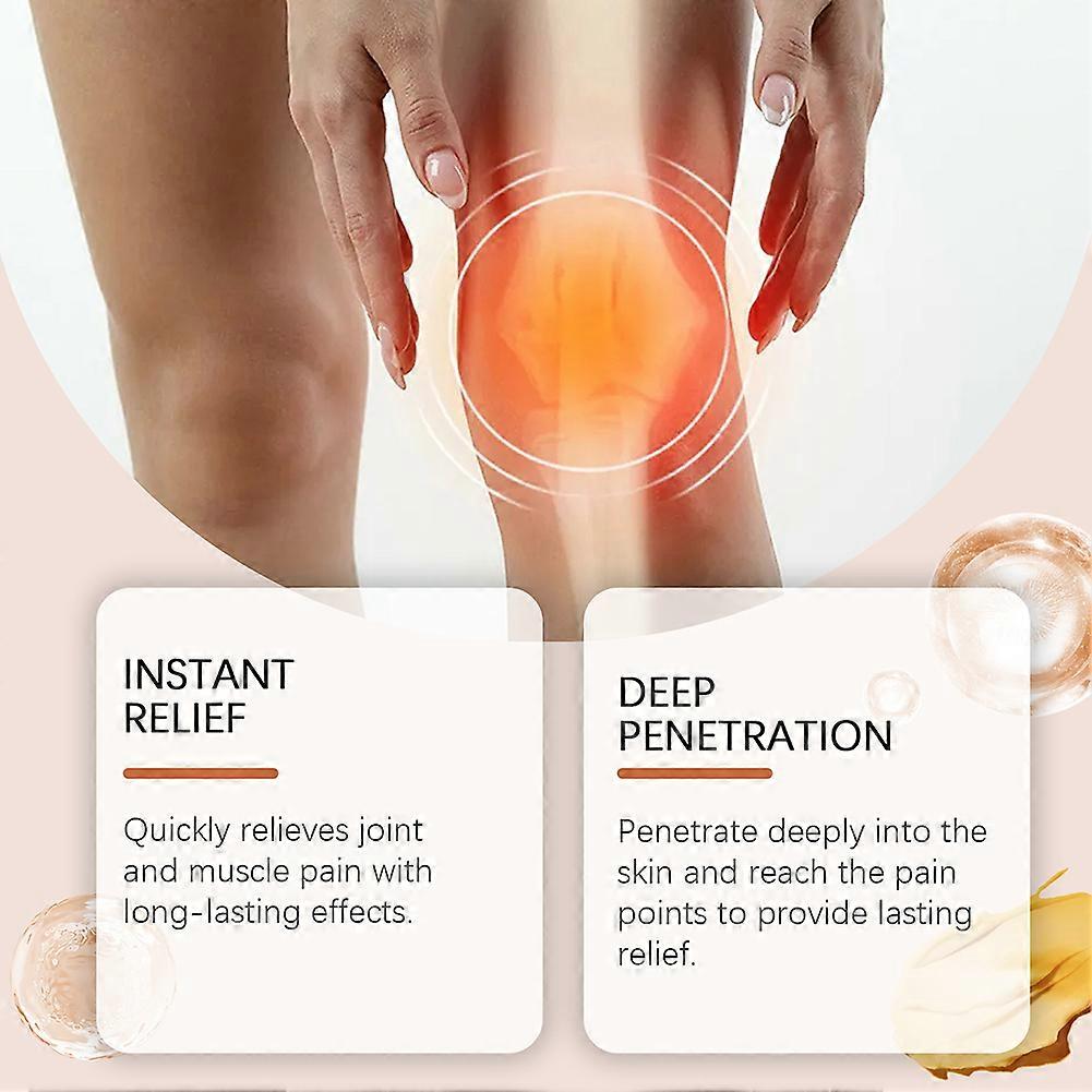 Organic-Muscle Joint Builder Balm Gentle Quick Pain Relieve Massage Cream for Wrist Elbow ...