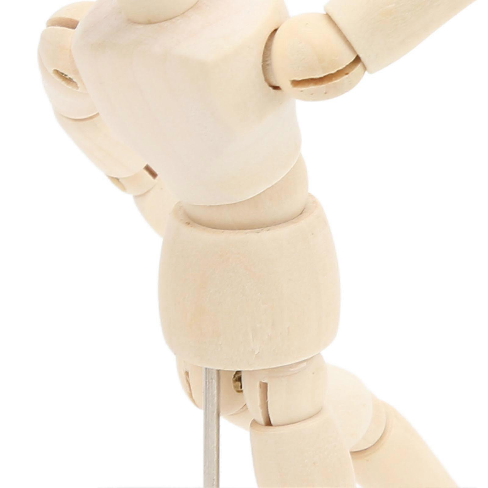 Wooden Mannequin 14 Rotatable Joint Drawing Mannequin Human Body ...