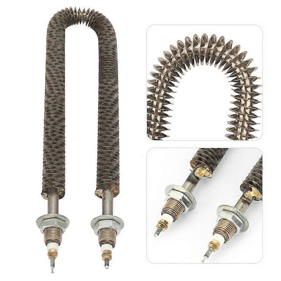 U Type Finned Electric Heat Tube Stainless Steel Fin Heating 220v 1kw U ...