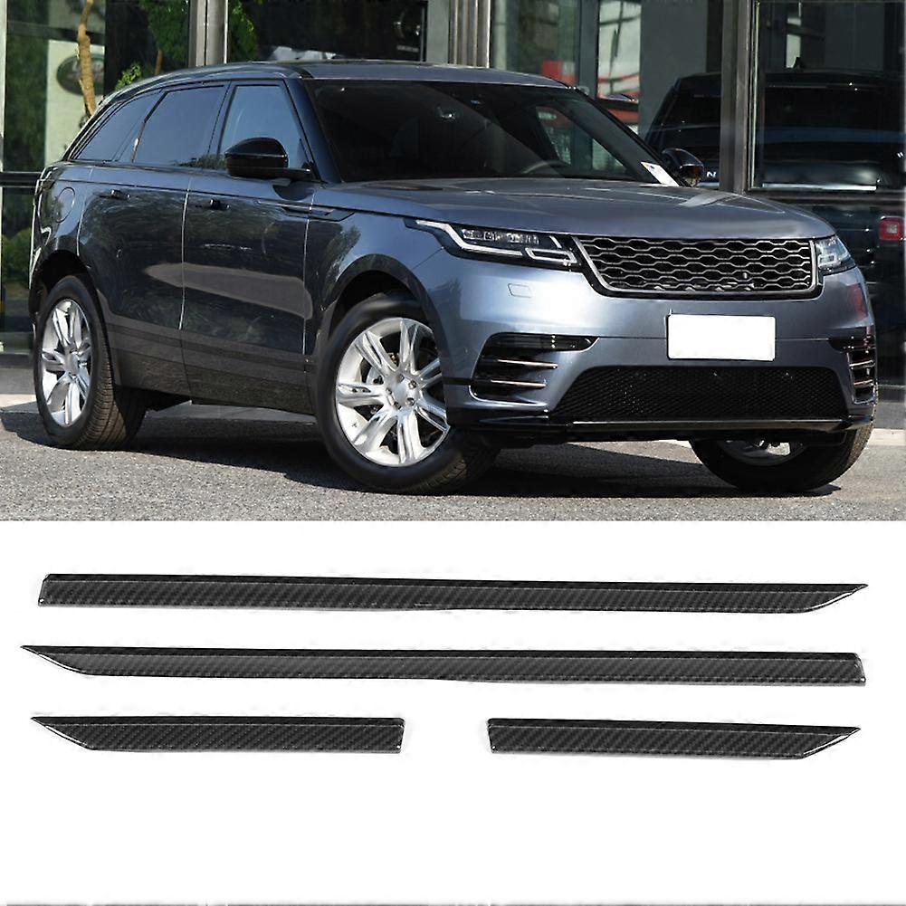 4pcs Side Fender Cover Trim Carbon Fibebr Style Fits for Land Rover ...