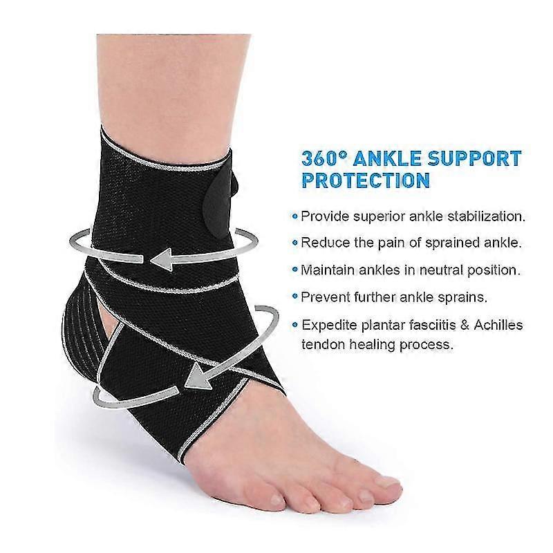 Jianghuo Ankle Support Brace,Adjustable Ankle Brace Wrap Strap For ...