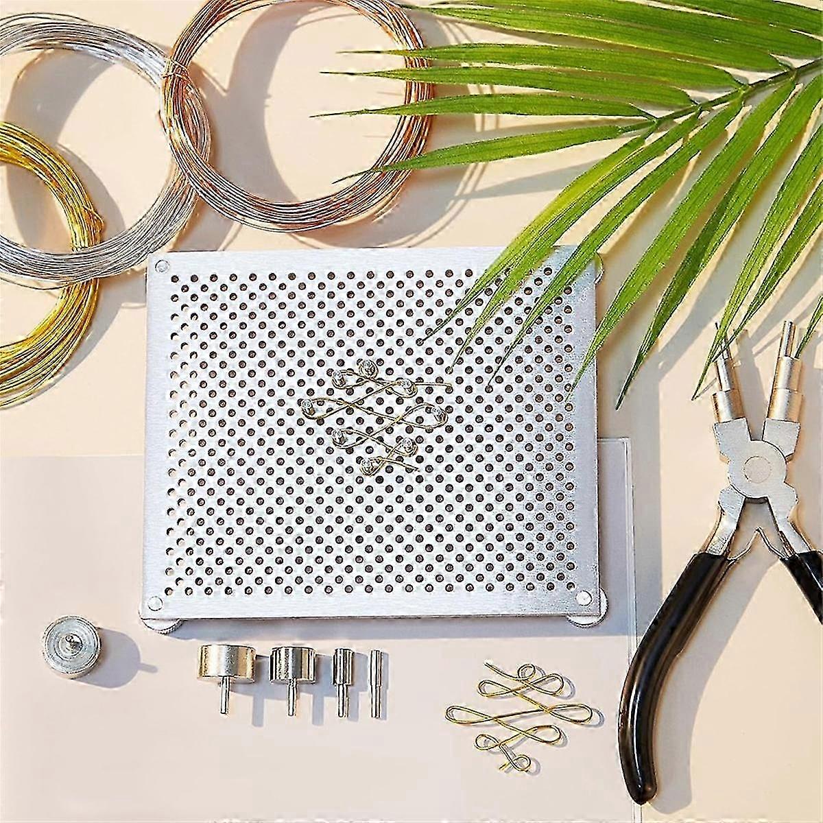 75 Piece Wire Bending Jig Kit, 4.6 X 5.6 Inch Square Jigs for Jewelry ...