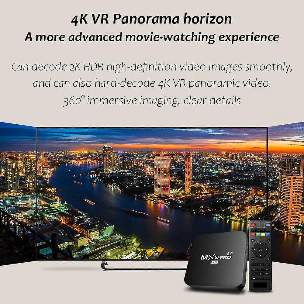 New Smart TV Box MXQ-PRO 4K HD Android 10.0 Smart TV Box 2.4/5G Dual ...