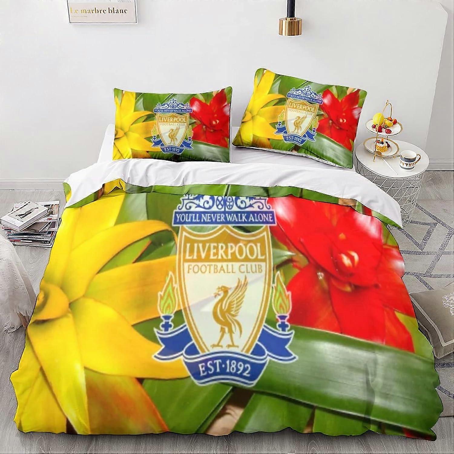 Liverpool Duvet Cover Bedding Set Duvet Cover Bedroom Decor Pcs Duvet ...