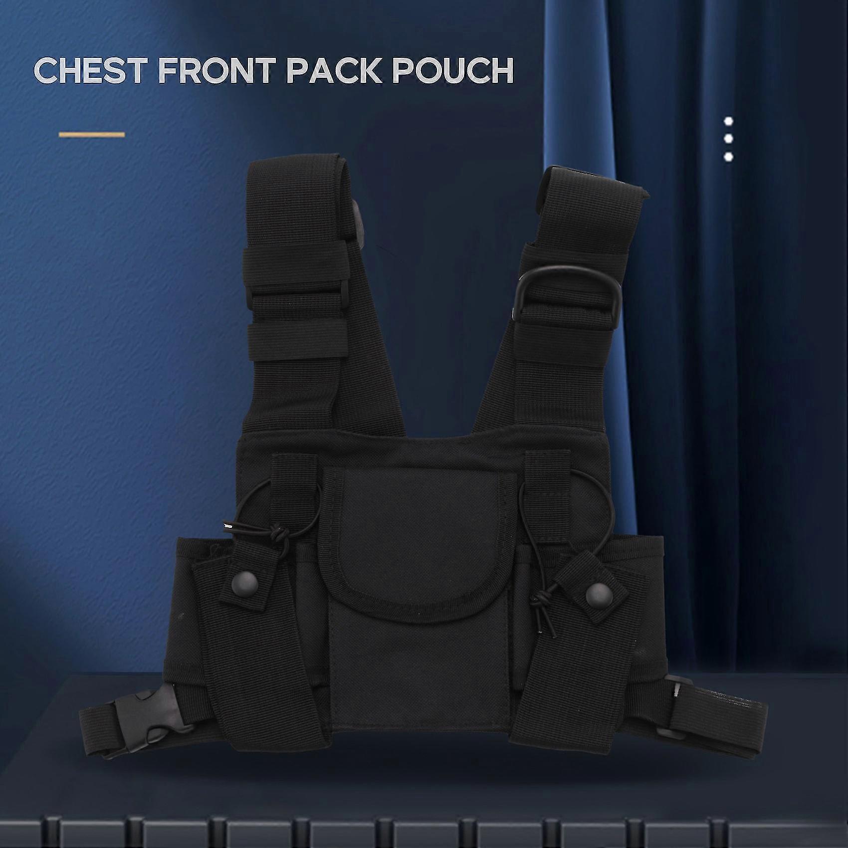 Radios Pocket Radio Chest Harness Chest Front Pack Pouch Holster Vest ...