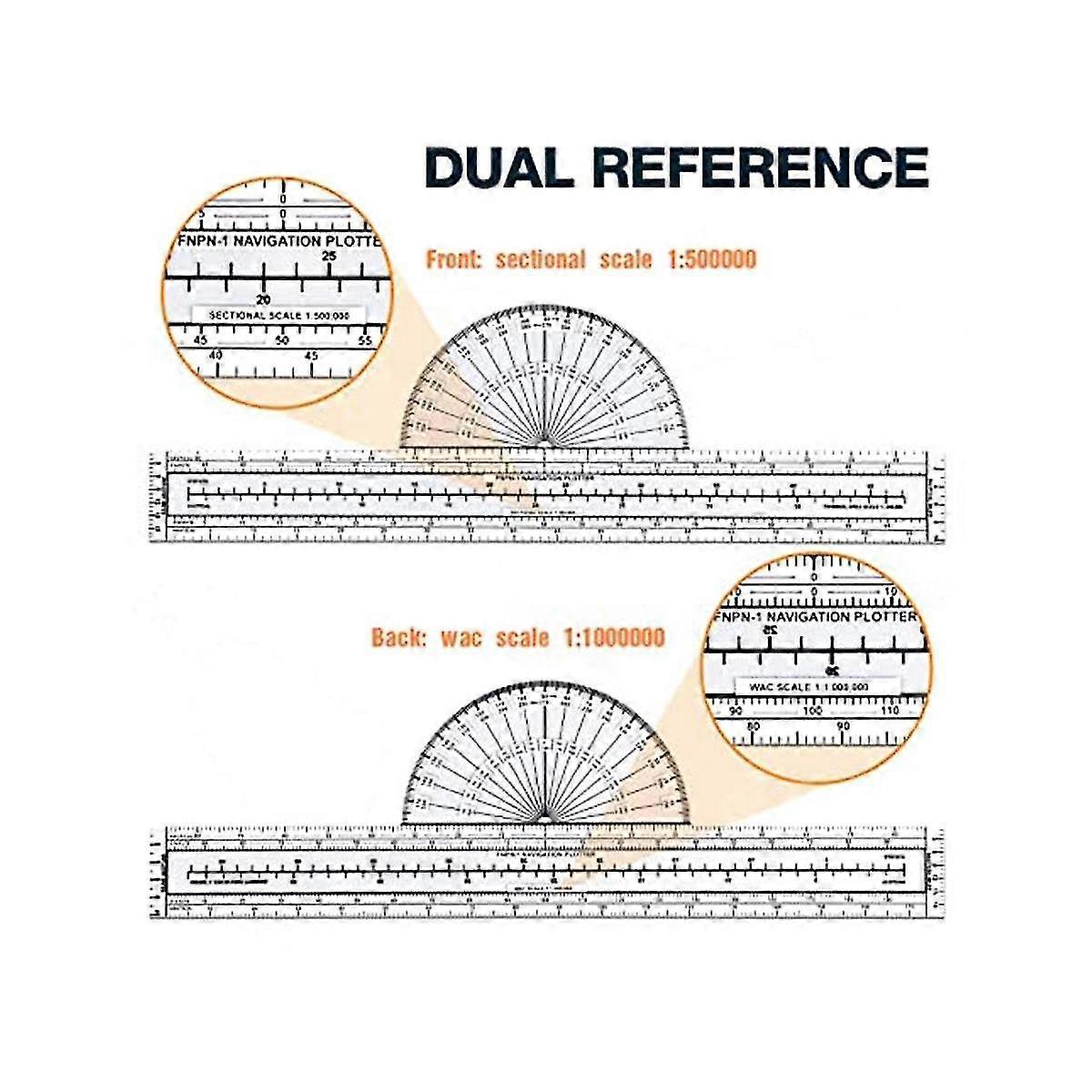 Aviation Navigation Plotter, Premier Fixed Plotter With Waccharts ...