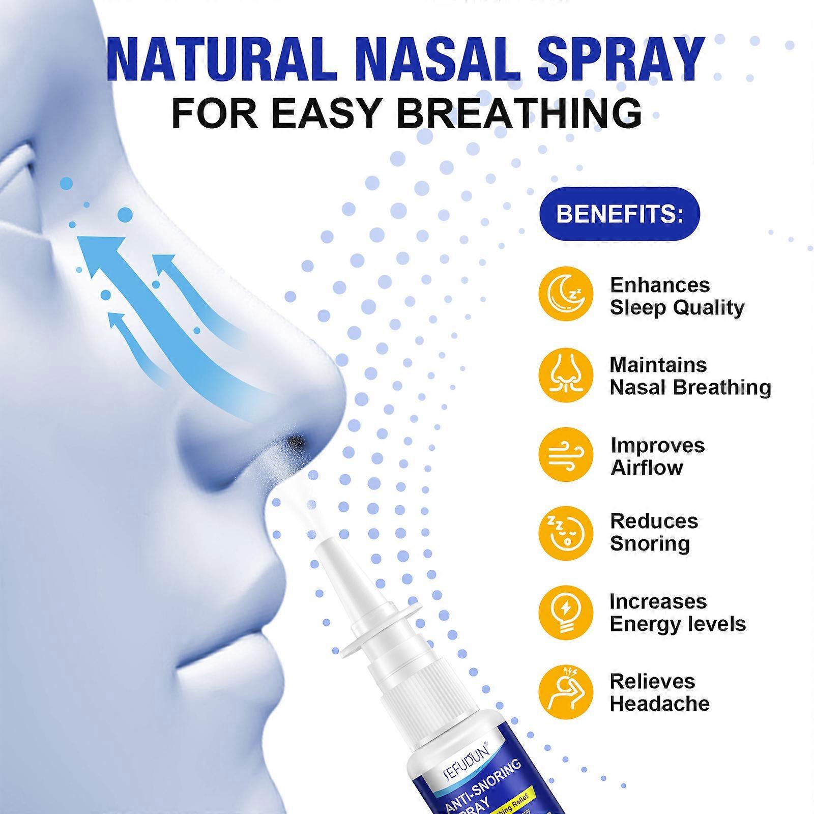 Snoring Nose Spray 30 ml, Anti Snoring Spray, Snoring Agent for Men and ...