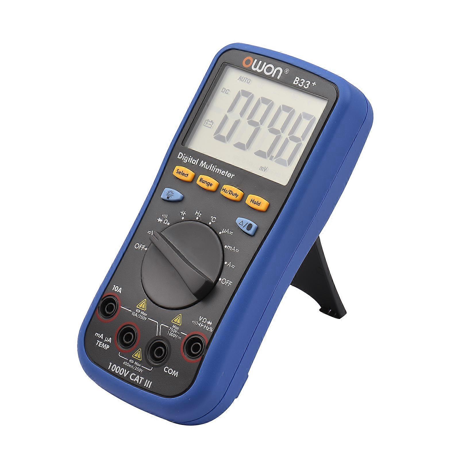 OWON B33+ Digital BT Multimeter with Offline Record 3999 Counts Auto ...