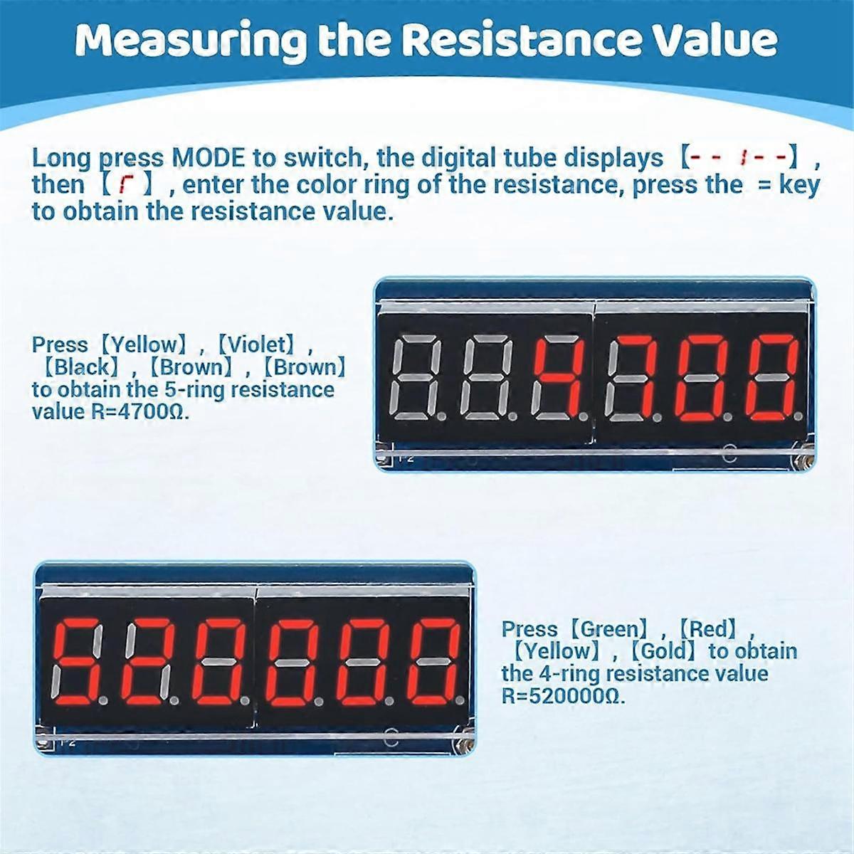 Welding Practice Kit, 6-Digit DIY Calculator Kit USB/Battery Powered ...