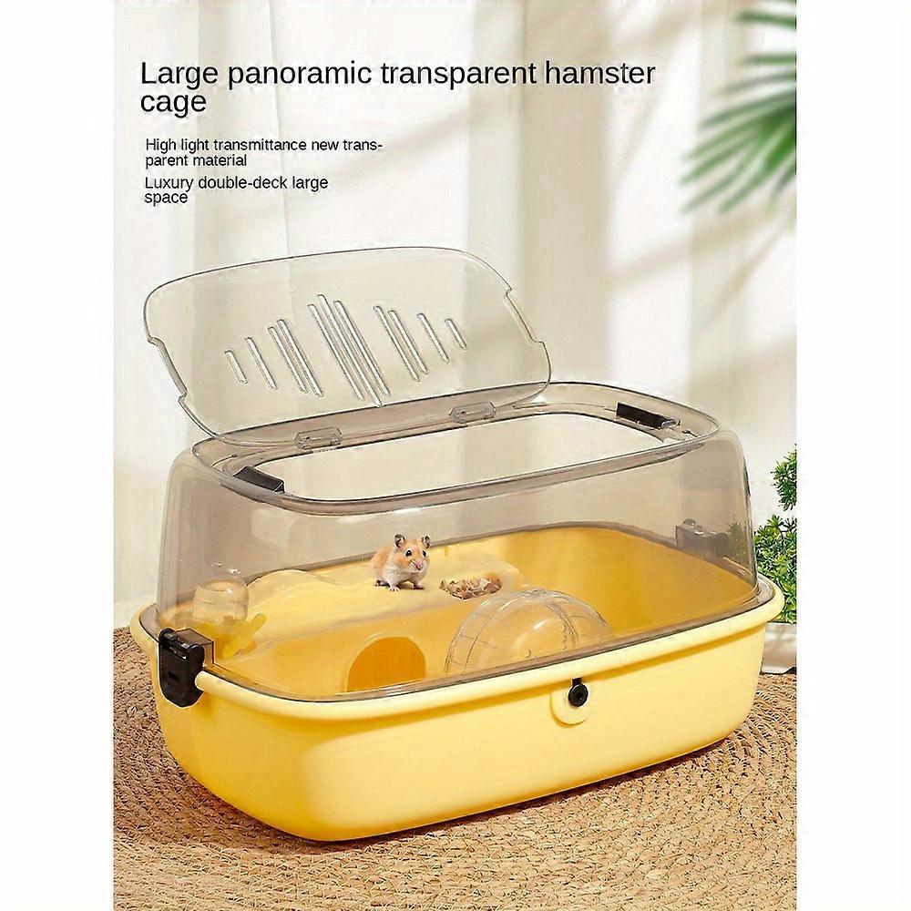 "Active & Cozy" Extra-Large Acrylic Hamster Cage With Running Wheel ...