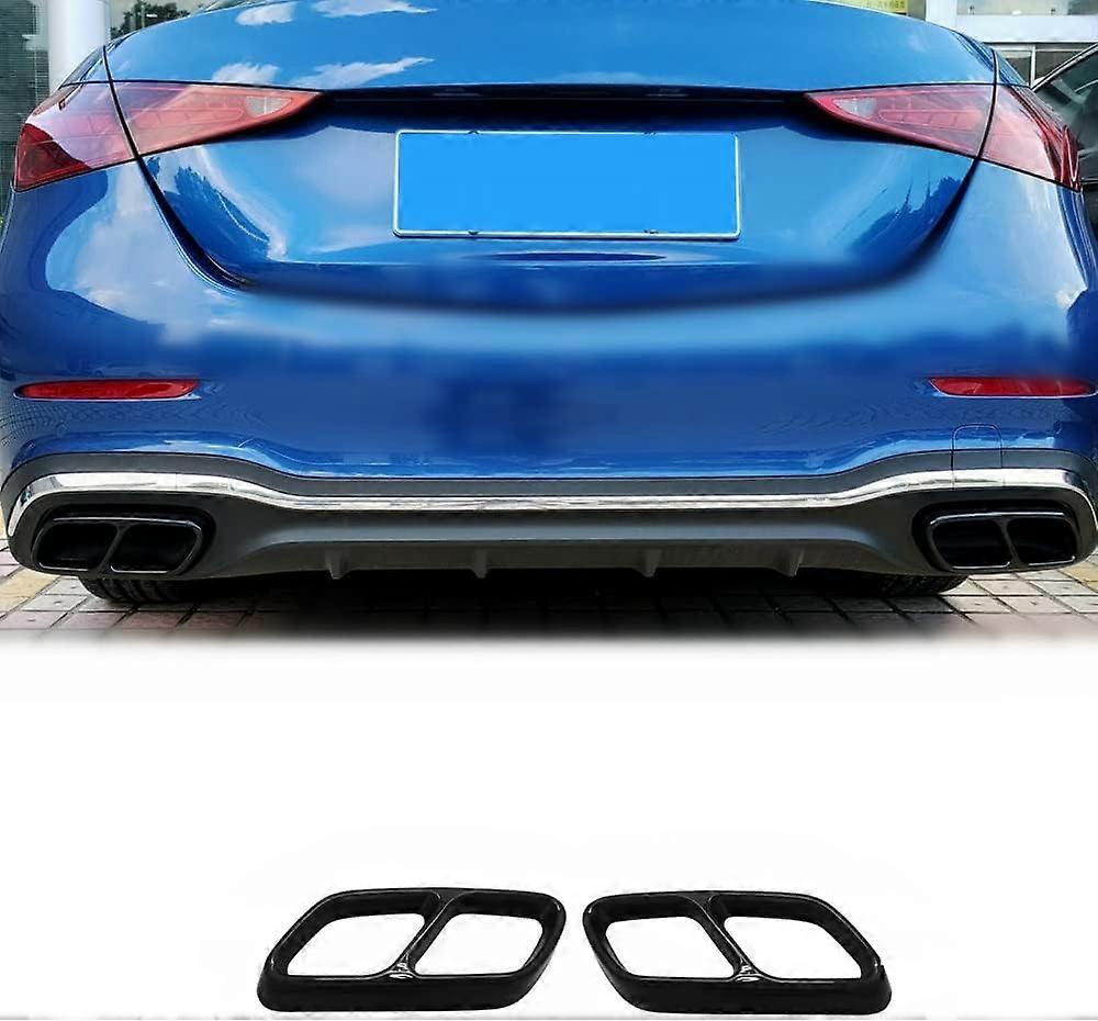 Car Stainless Steel Rear Exhaust Muffler For Mercedes For Benz C-class ...