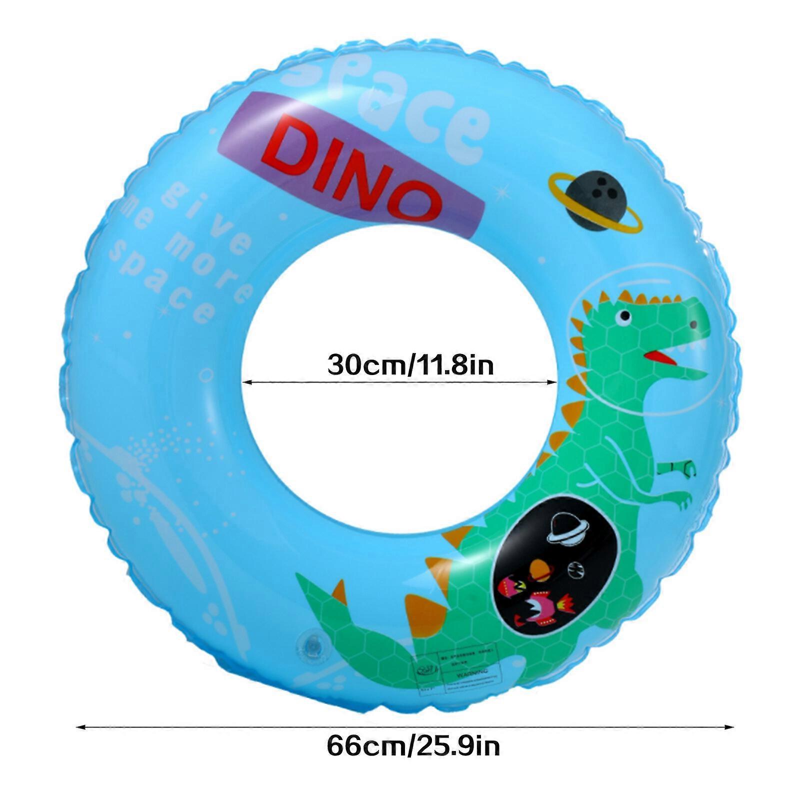Inflatable Swimming Ring with Cute Dinosaur Pattern for Kids and Adults ...