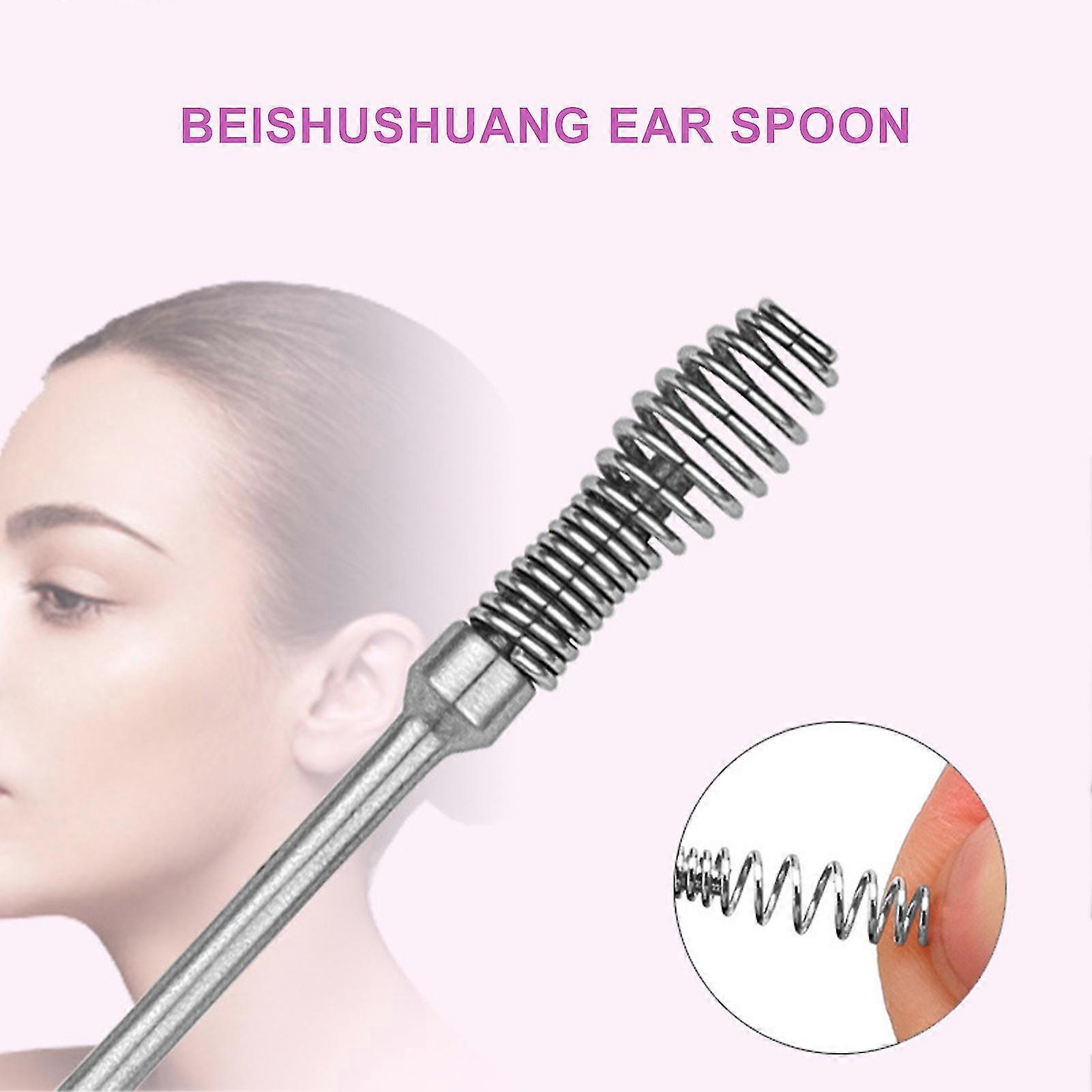 6pcs Stainless Steel Ear Digging Tool Ear Cleansing Tool Set Ear ...