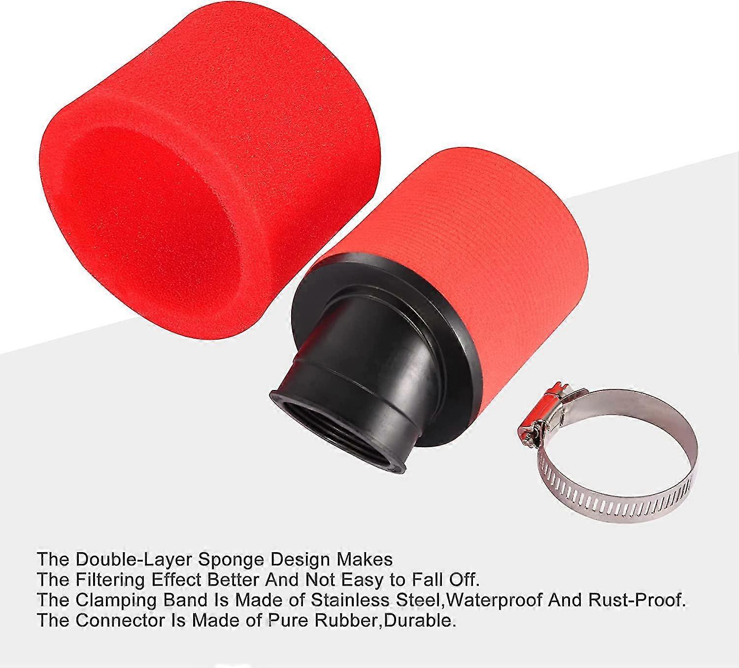 Bent Angled Foam Air Filter Pod Replacement For Dirt Bike Buggy(1pc ...