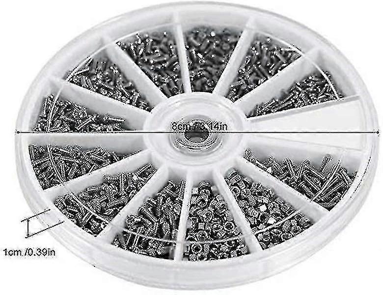 600pcs Kit Mini Screws Nuts Stainless Steel Set Assortment | Fruugo UK