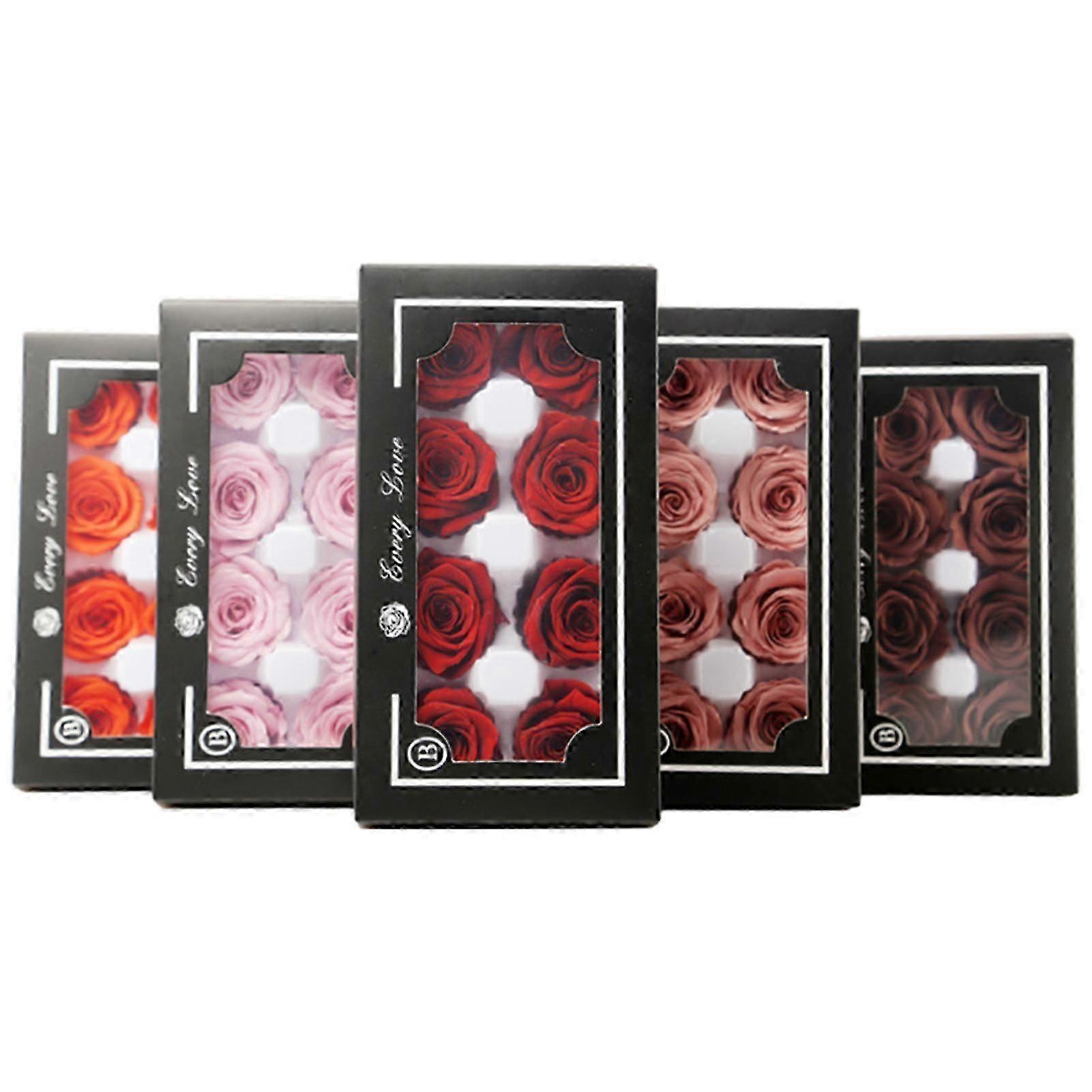 8Pcs Eternal Rose Flowers Vibrant Color Natural-Looking Forever Blossom ...