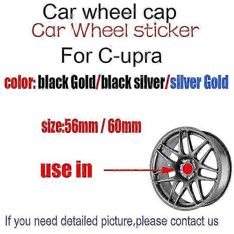 4pcs 3d 56mm 60mm New Logo Car Emblem Wheel Center Hub Cap Auto Rim ...