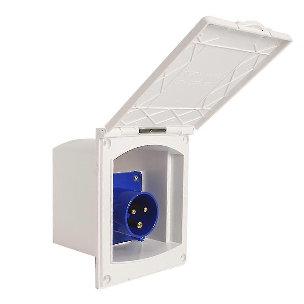Waterproof 16A RV Motorhome Power Outlet with Flush Mount External ...