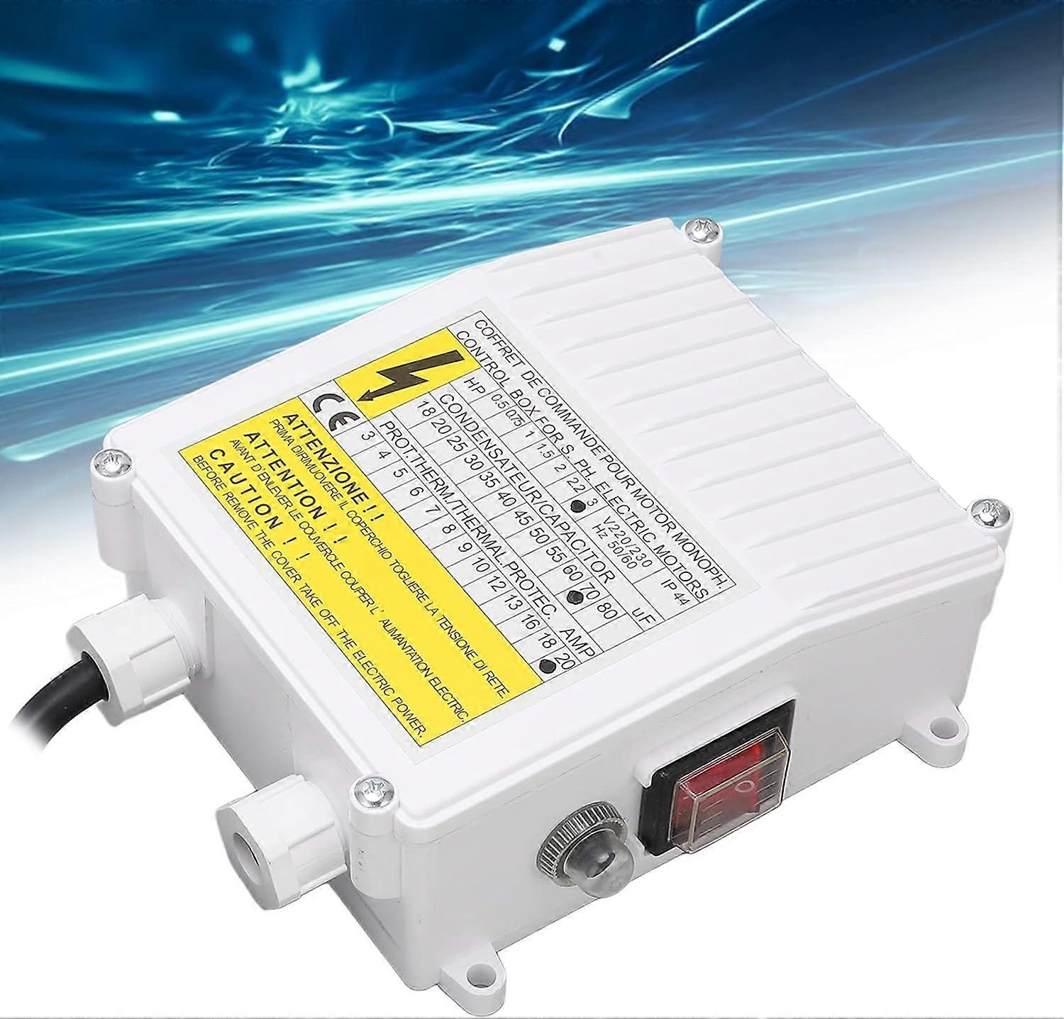 Deep Well Pump Control Box 70Uf External Controller Submersible Pump ...