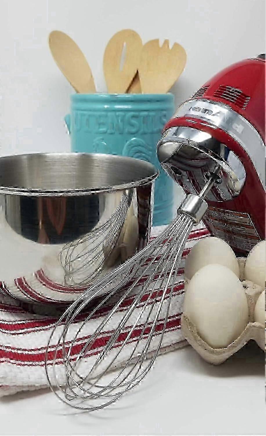 KitchenAid Stainless Steel Hand Mixer Whisk Attachment - Compatible ...