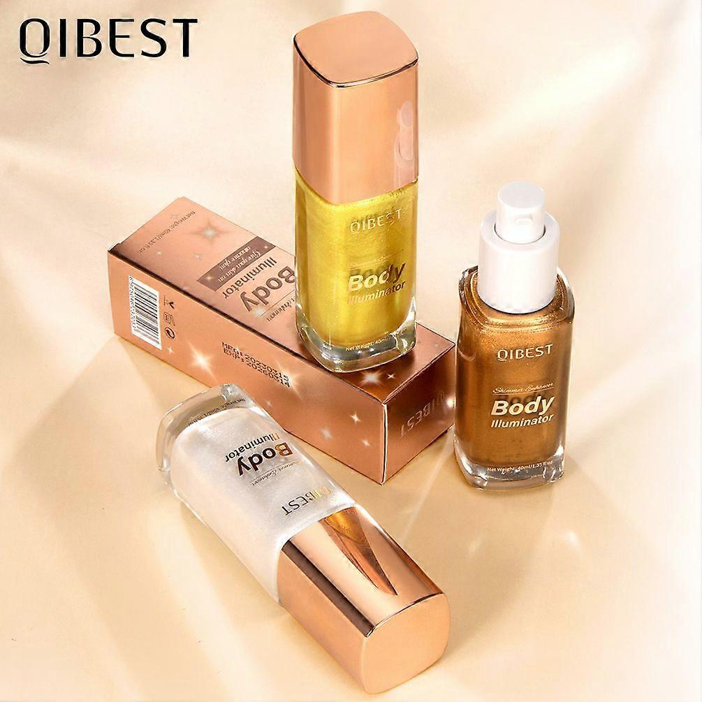 Body Luminizer Shimmer Oil Liquid Highlighter Makeup, Face & Body Glow ...