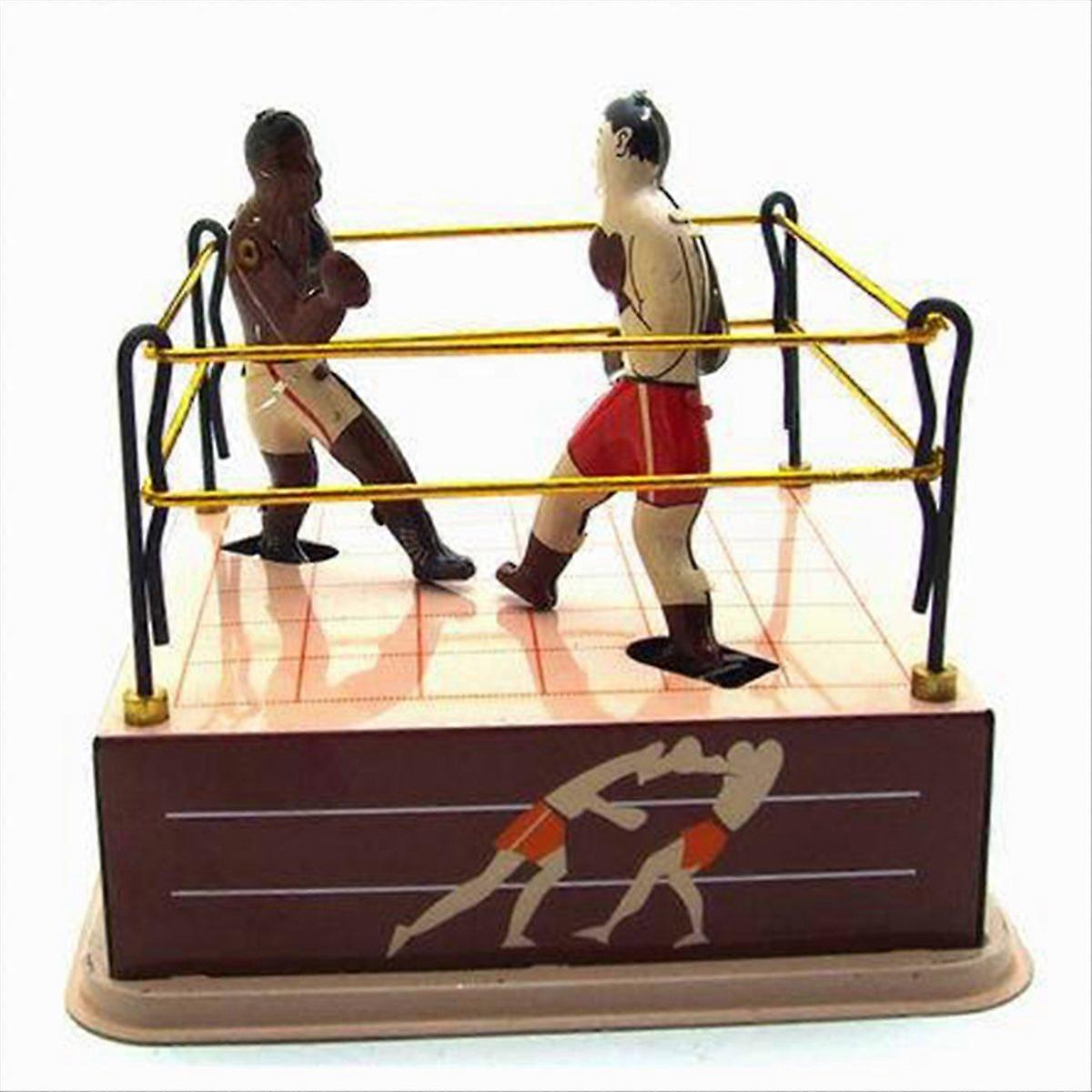 Clockwork Boxing Toy Nostalgic Themed Boxing Ring Toy Decoration ...