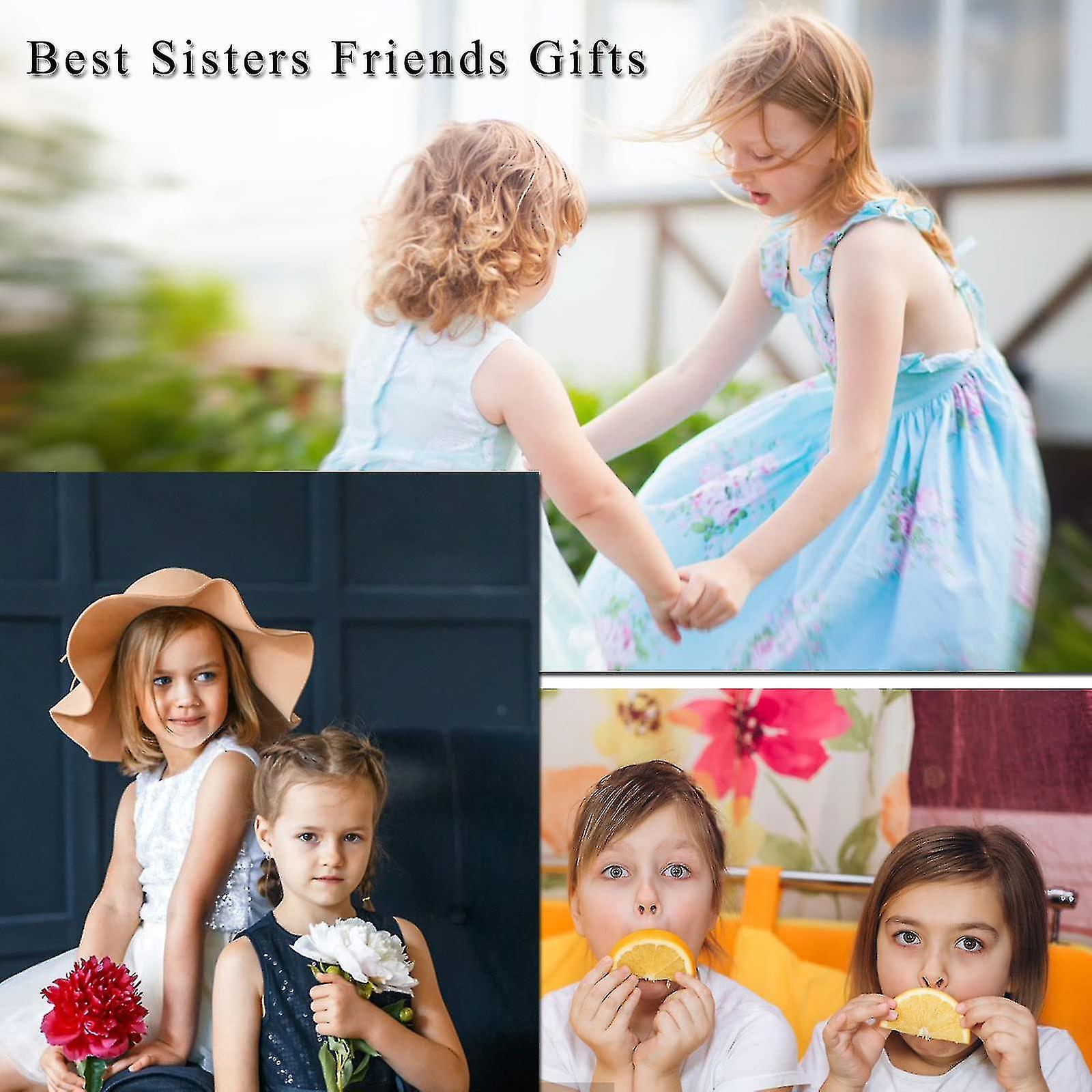 Best Friend Necklace - Friendship Necklace For 2 Girls, Magnetic Heart ...