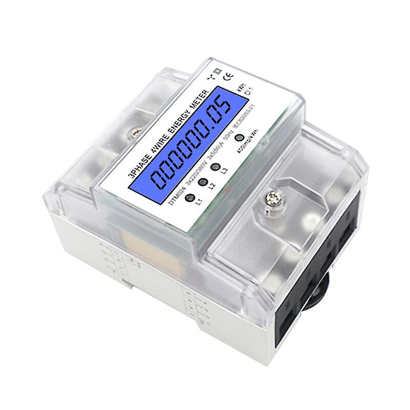 220v/380v 5-80a Energy Meter Dtm024 Wattmeter Three-phase 4p Electric ...