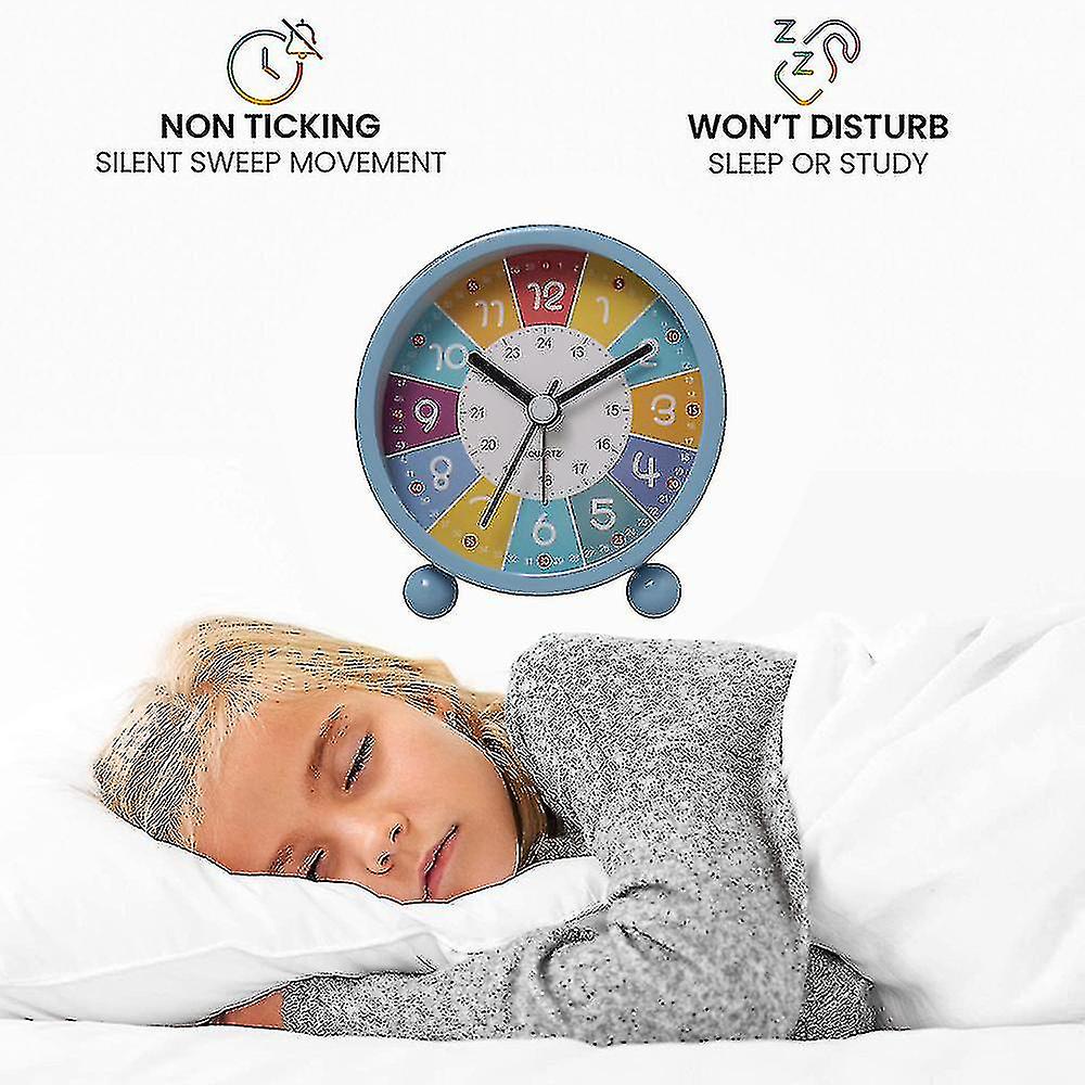 Learning Clock For Kids - Telling Time Teaching Clock - Kids Wall ...