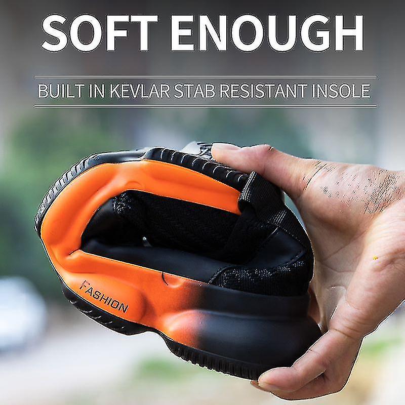 Labor Insurance Shoes Men's Anti-smashing Anti-piercing Flying Woven ...