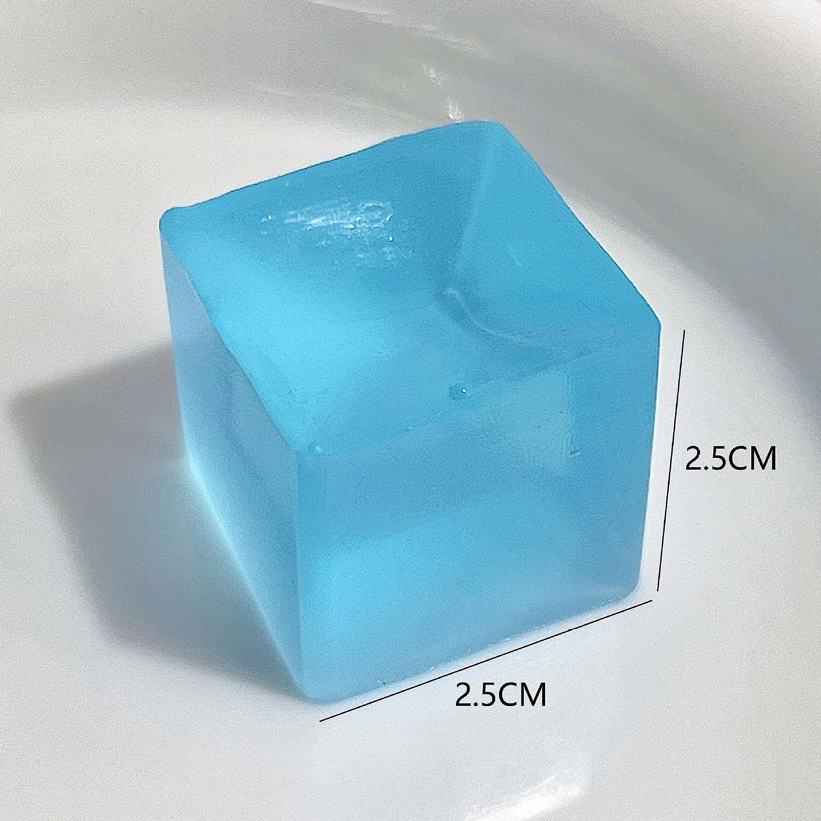 Squeeze Ice Block Toy Miniature Simulation Blue Ice Block Stress Reilef ...