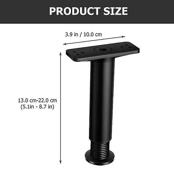 4pcs Bed Frame Legs Adjustable Height Center Support Leg Bed Center ...