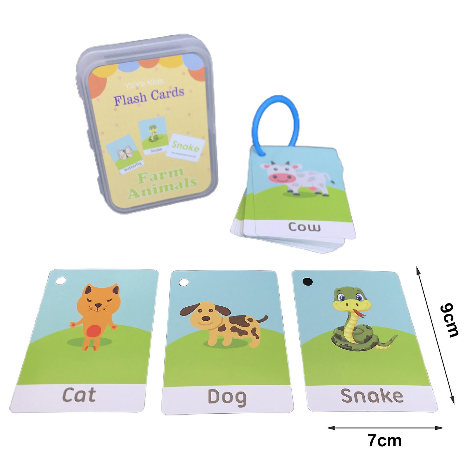 27Pcs/20Pcs/30Pcs Baby Flash Card Thickened Eye Protection Improve ...