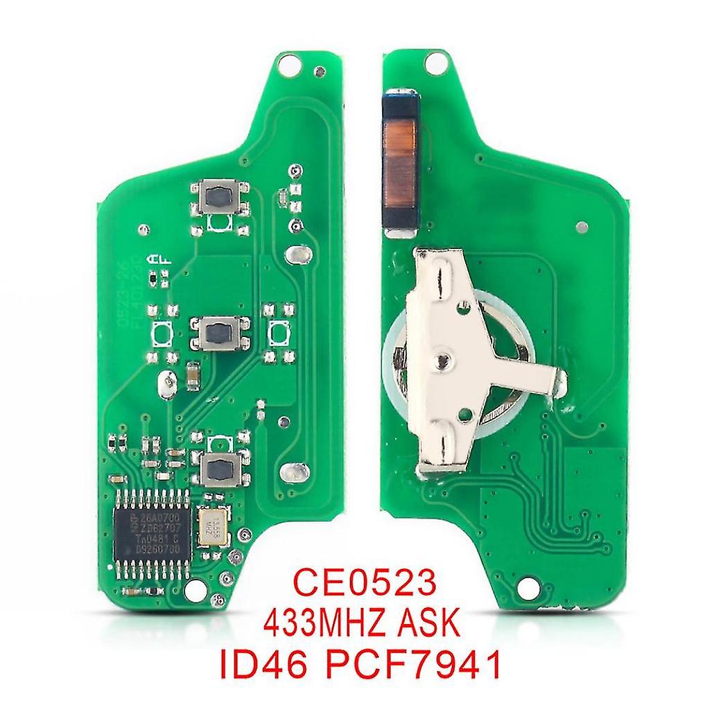 For Peugeot 207 208 307 308 408 Citroen C2 C3 C4 C5 Ask Car Remote Key ...