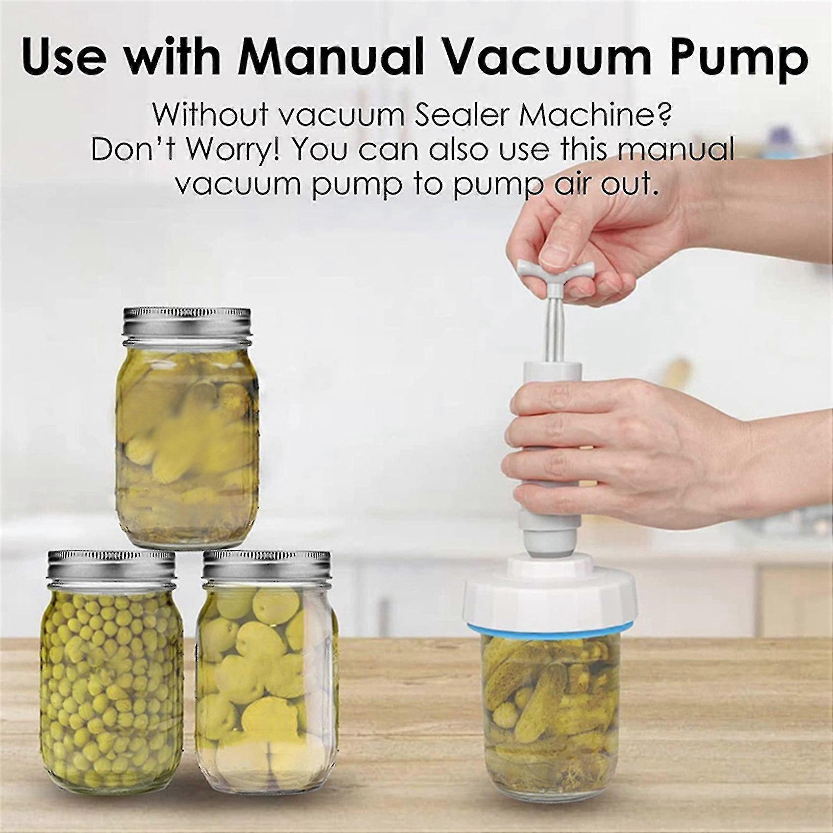Vacuum Sealing Kits for Regular and Wide Mouth Jars - Canning with Vacuum Pump | Fruugo UK