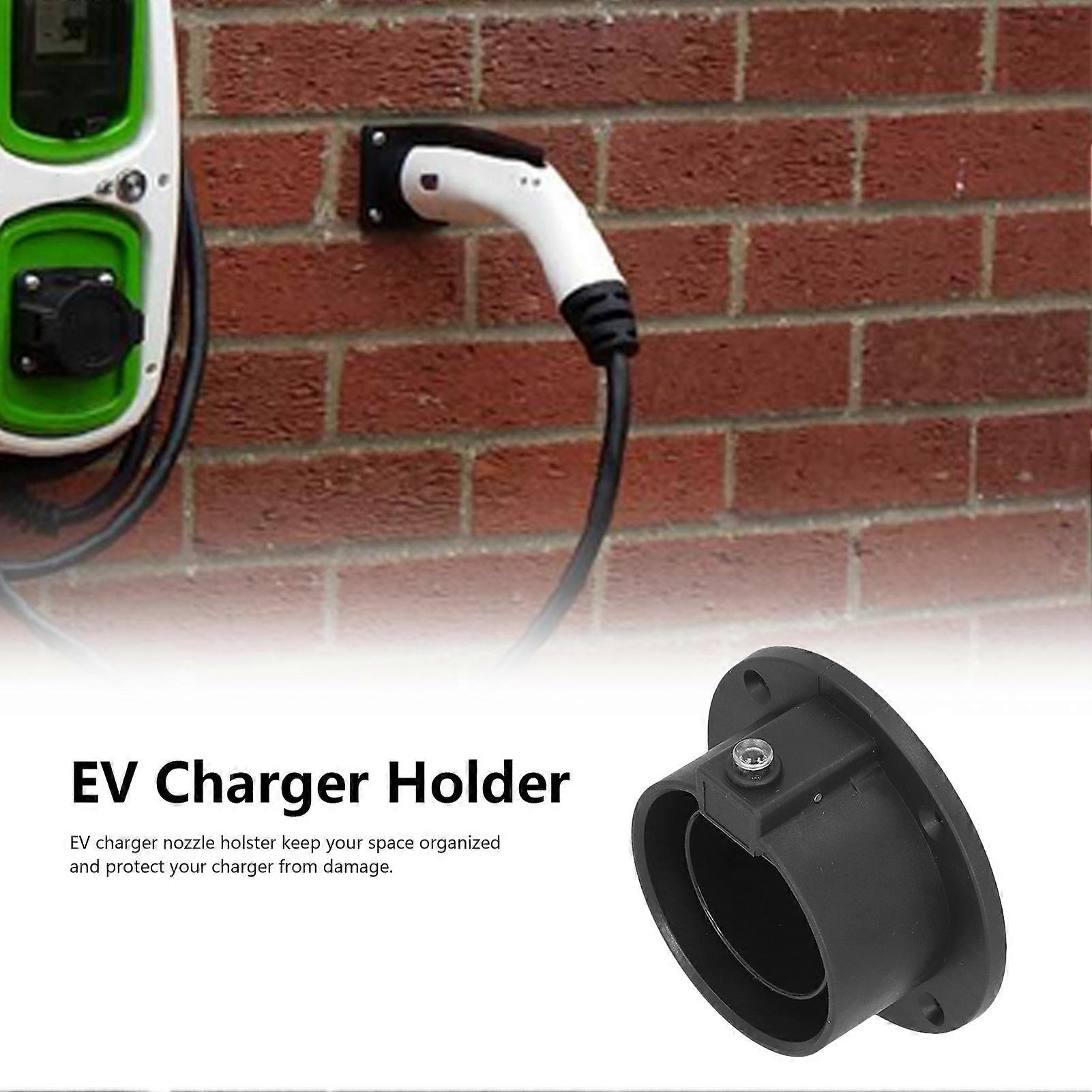 EV Charger Nozzle Holster Type 2 Cable Holder Wall Mount Pothook Wall ...