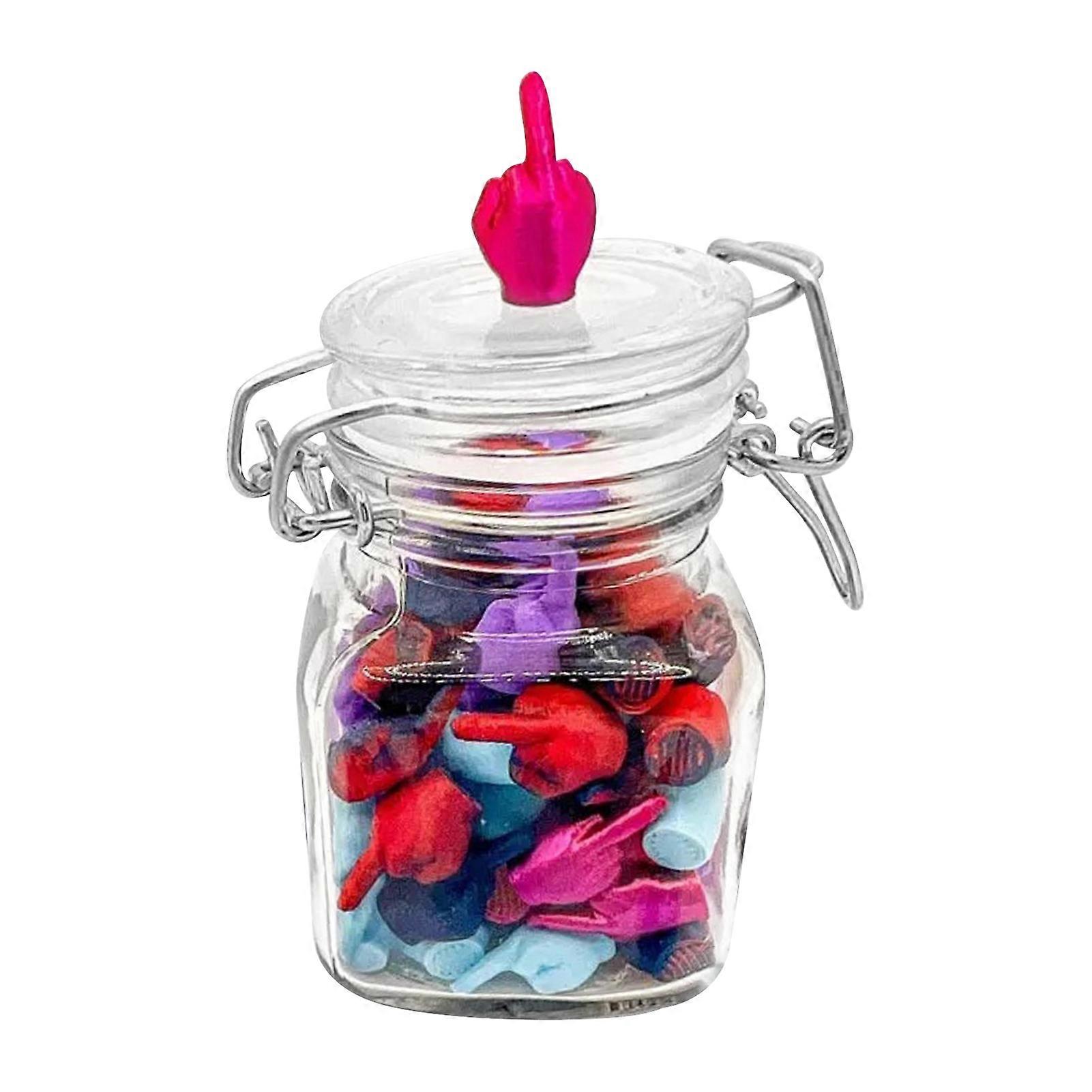 Jar Of Middle Fingers Funny Swear Jar Desk Decor 3D Printed Middle ...