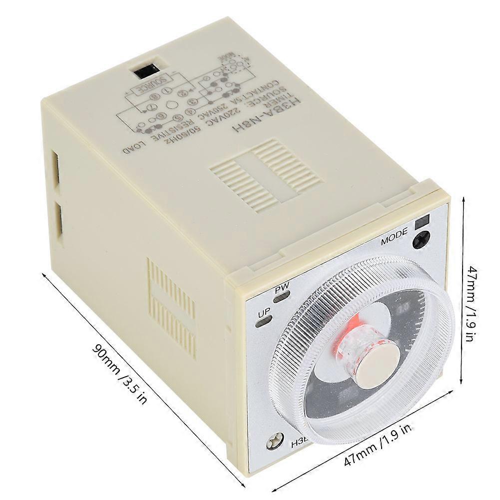 Time Relay Multifunctional High Accuracy 8 Pin Timer 1.2s to 300h ...