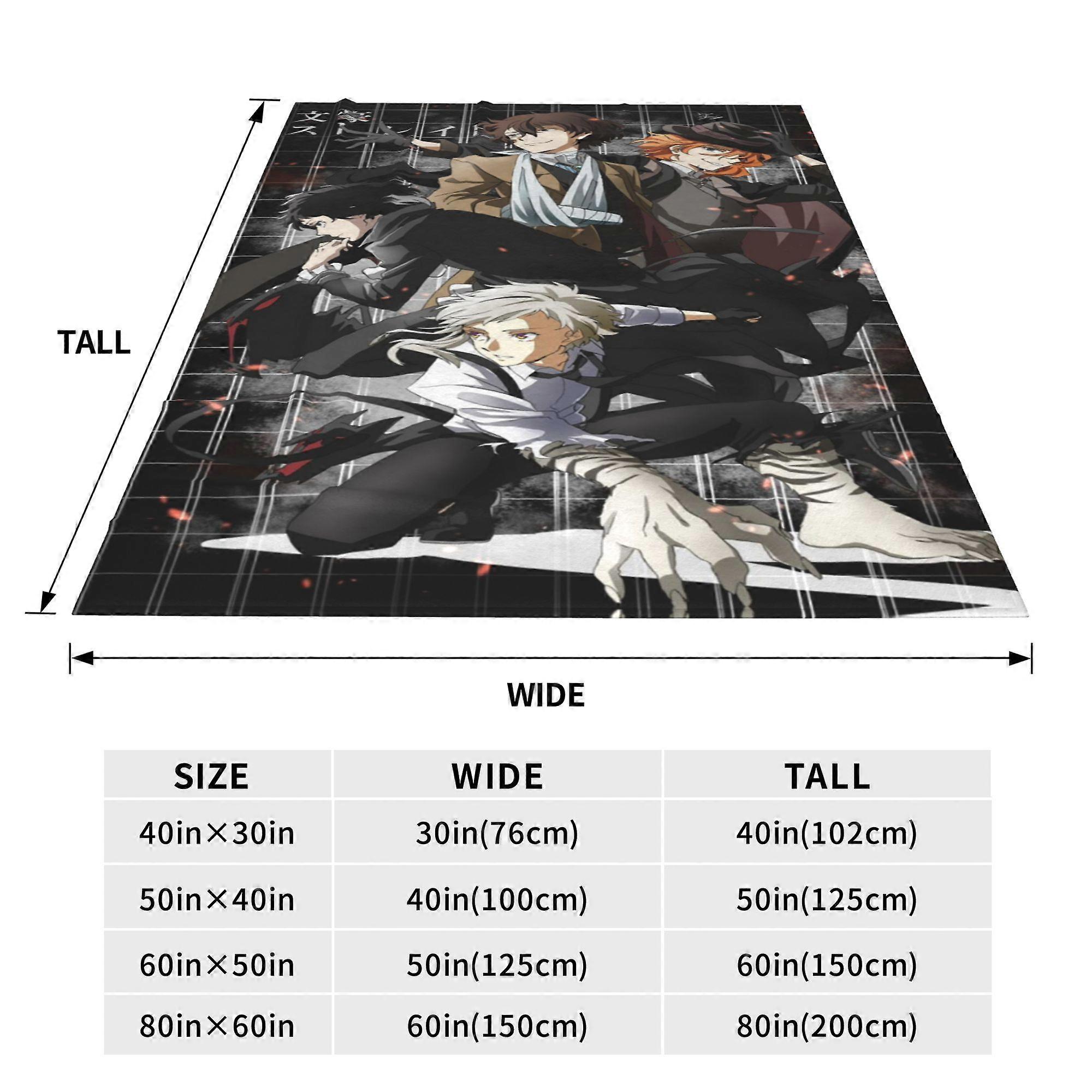 Bungo Stray Dogs Dazai Osamu Bed Blanket 3D Printed Throw Blanket ...