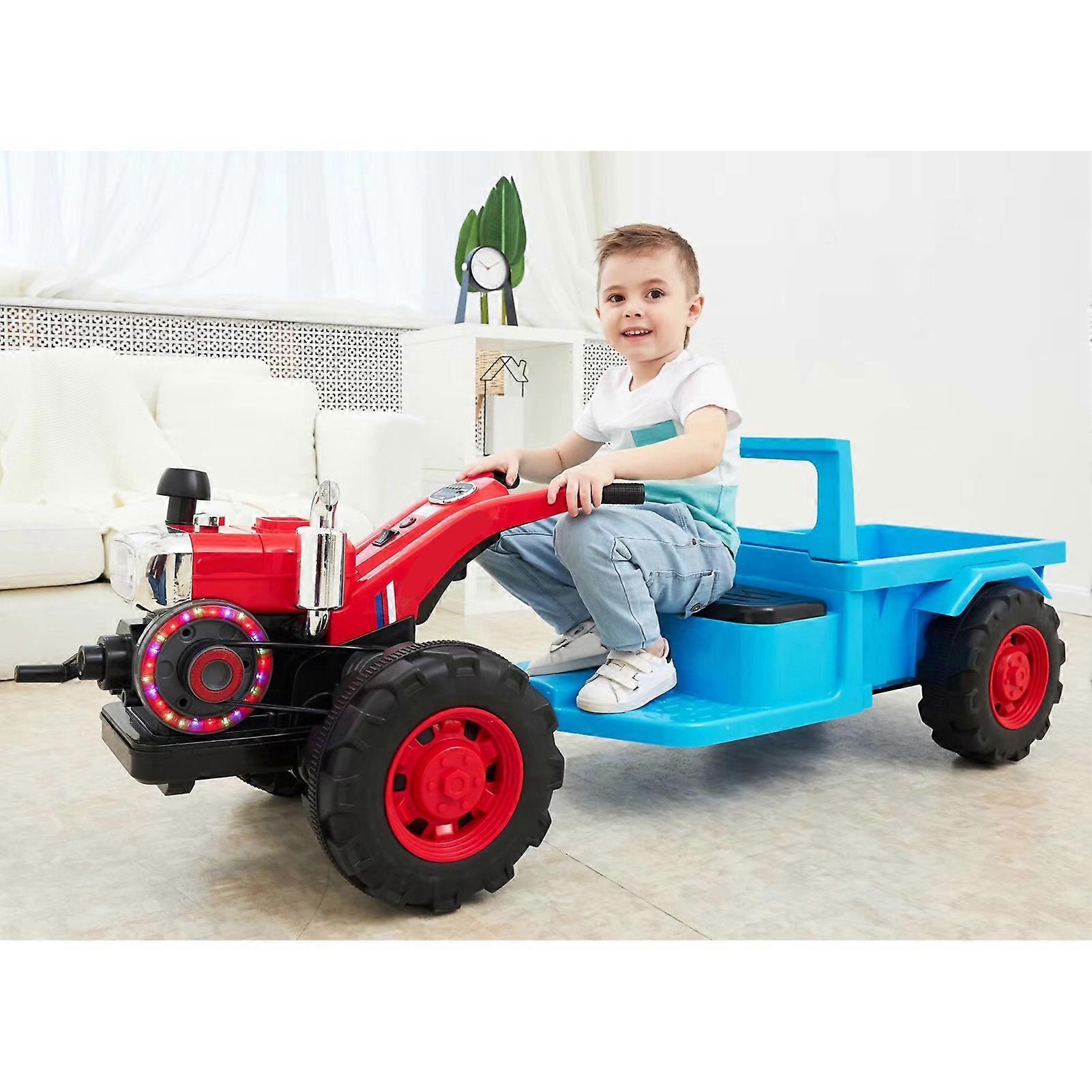 Rideable Tractor Toys Simulation Adjustable Electric Ride On Scoot ...