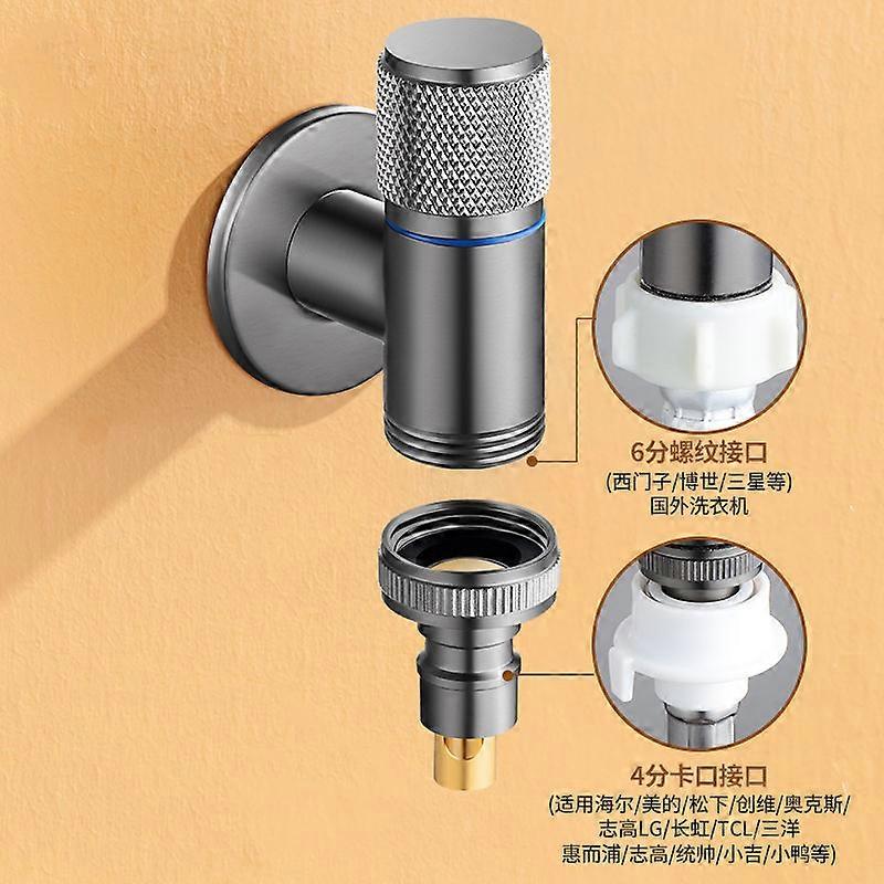 Copper Washing Machine Faucets Soild Brass Single Cold Wall Mounted G1 ...