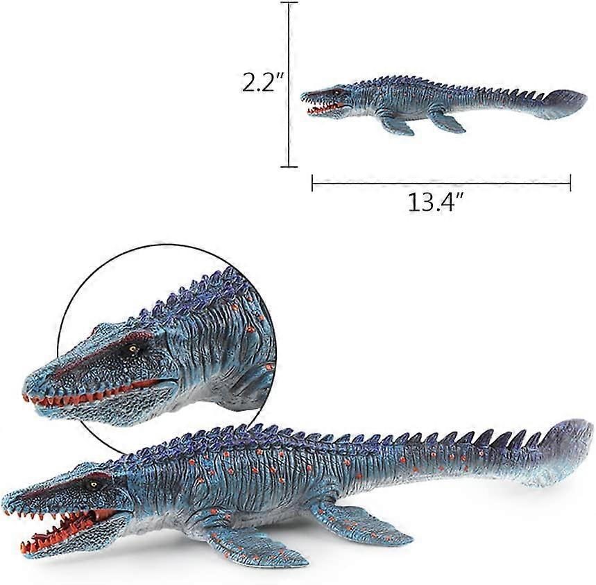 Large Mosasaurus Toy 13.4", Realistic Deep Sea Monster Mosasaurus ...